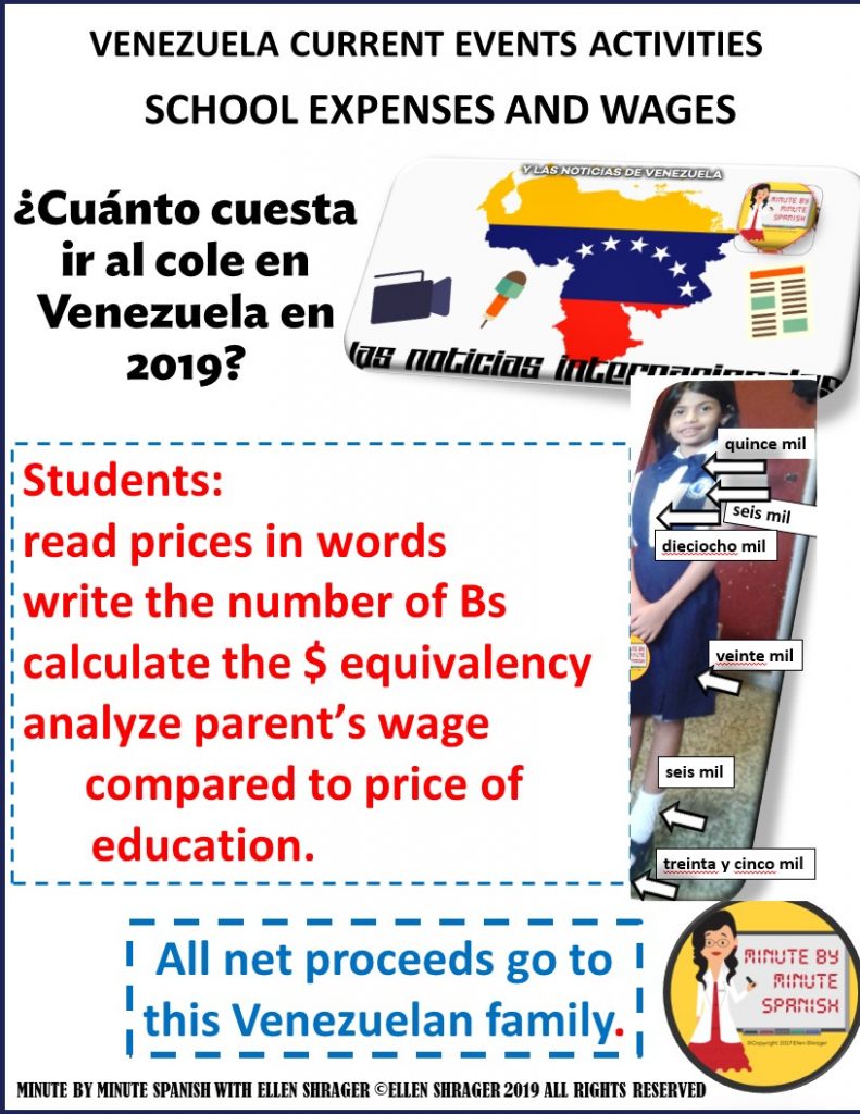 Venezuelan Current Events Activities for Spanish Class Students ...